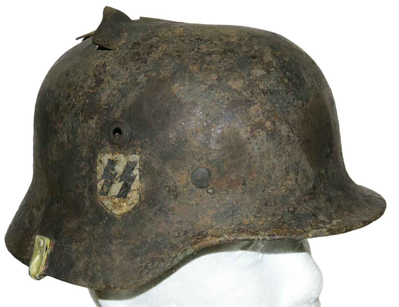 German M35 SS- VThelmet by Quist, size 66