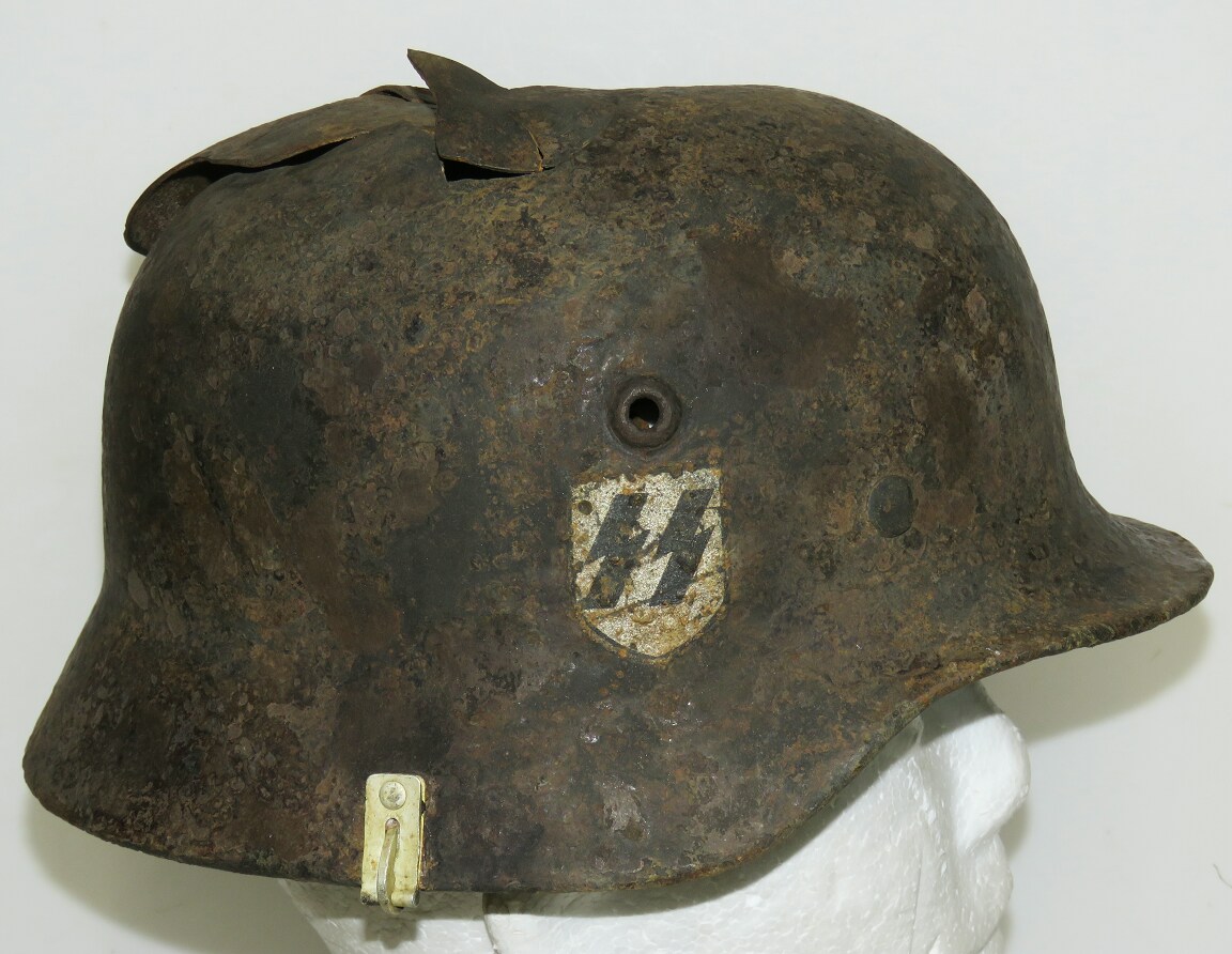 German M35 SS- VThelmet by Quist, size 66