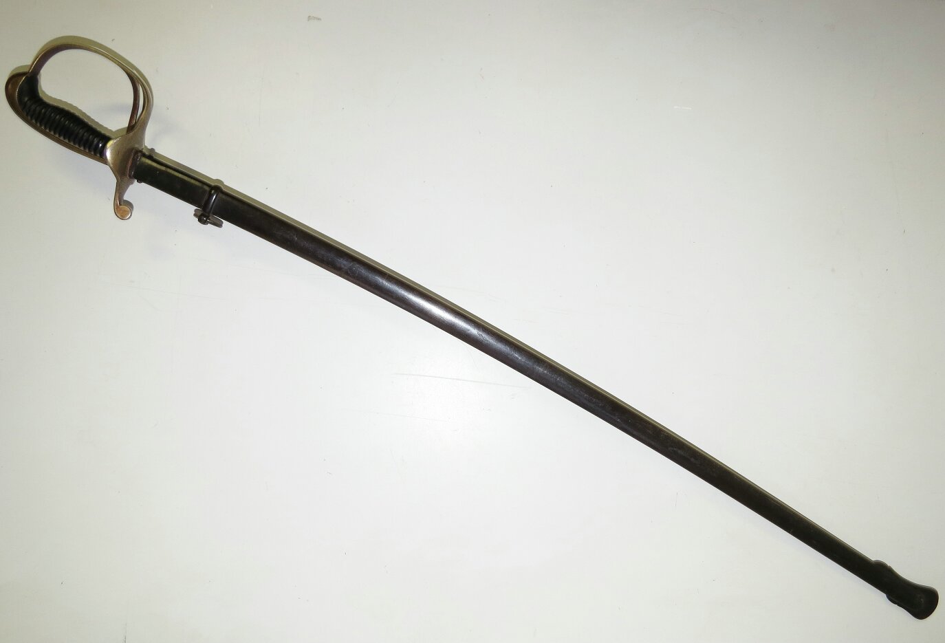 Bavarian cavalry sabre, beginning of 20th century, etched K.B. I Train ...