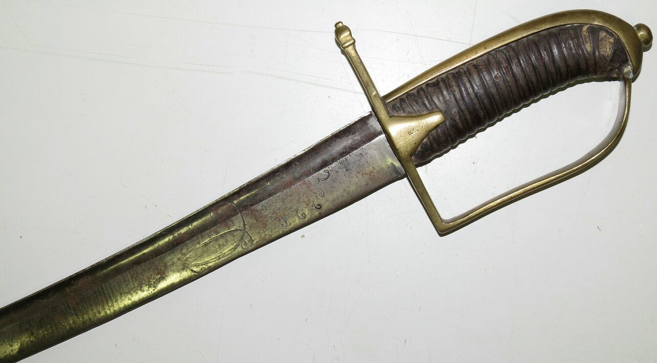 Bavarian short sabre from time of Kurfürst Carl Theodor 1777-1799 ...