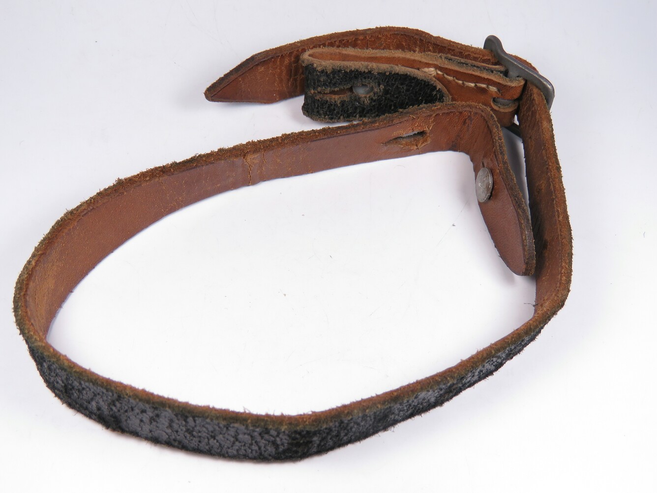 Chin strap for German helmet model 35 or 40. G. Singer Klattau 1941