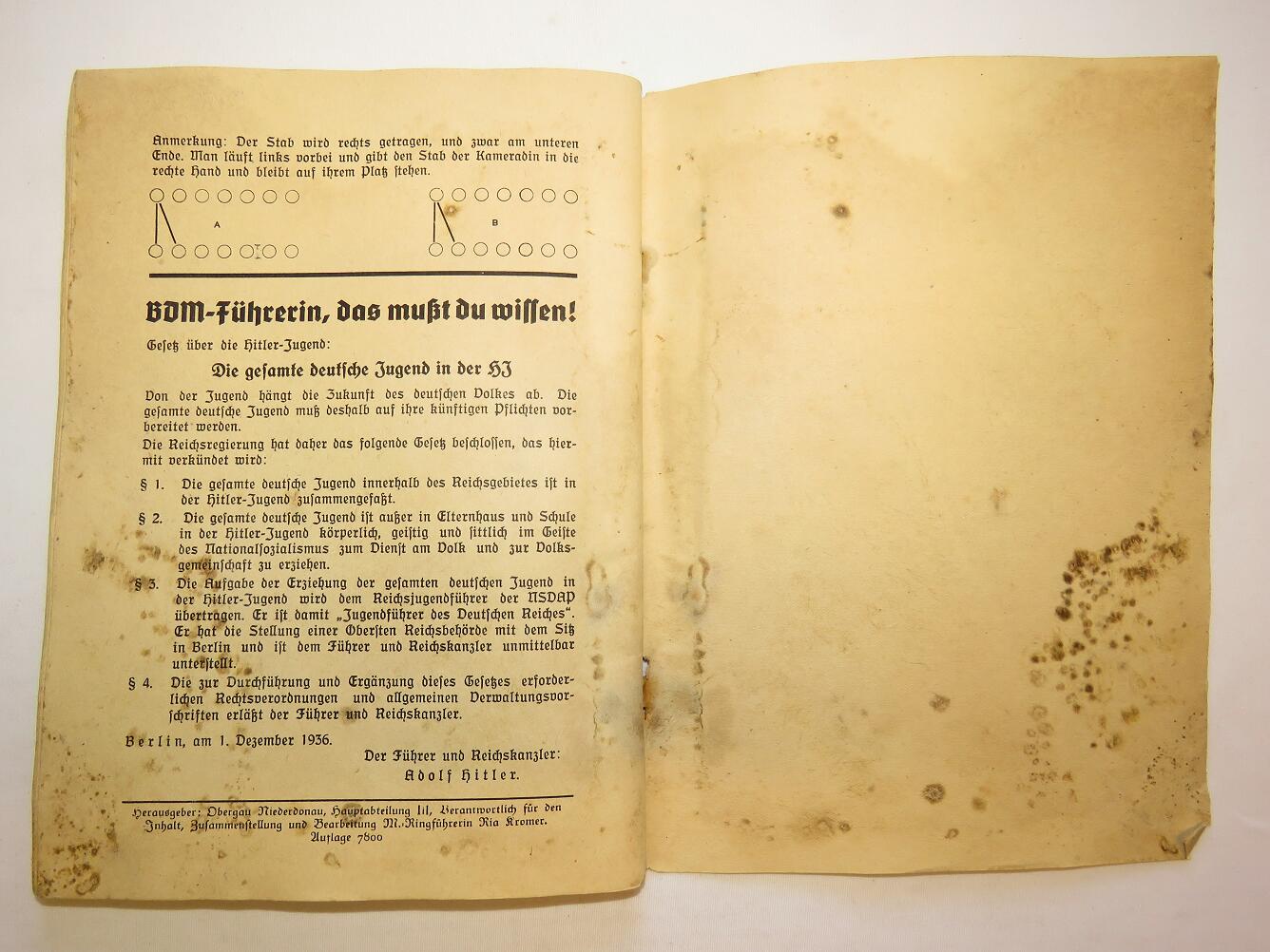 Magazine for BDM leaders "Führerinnendienst"