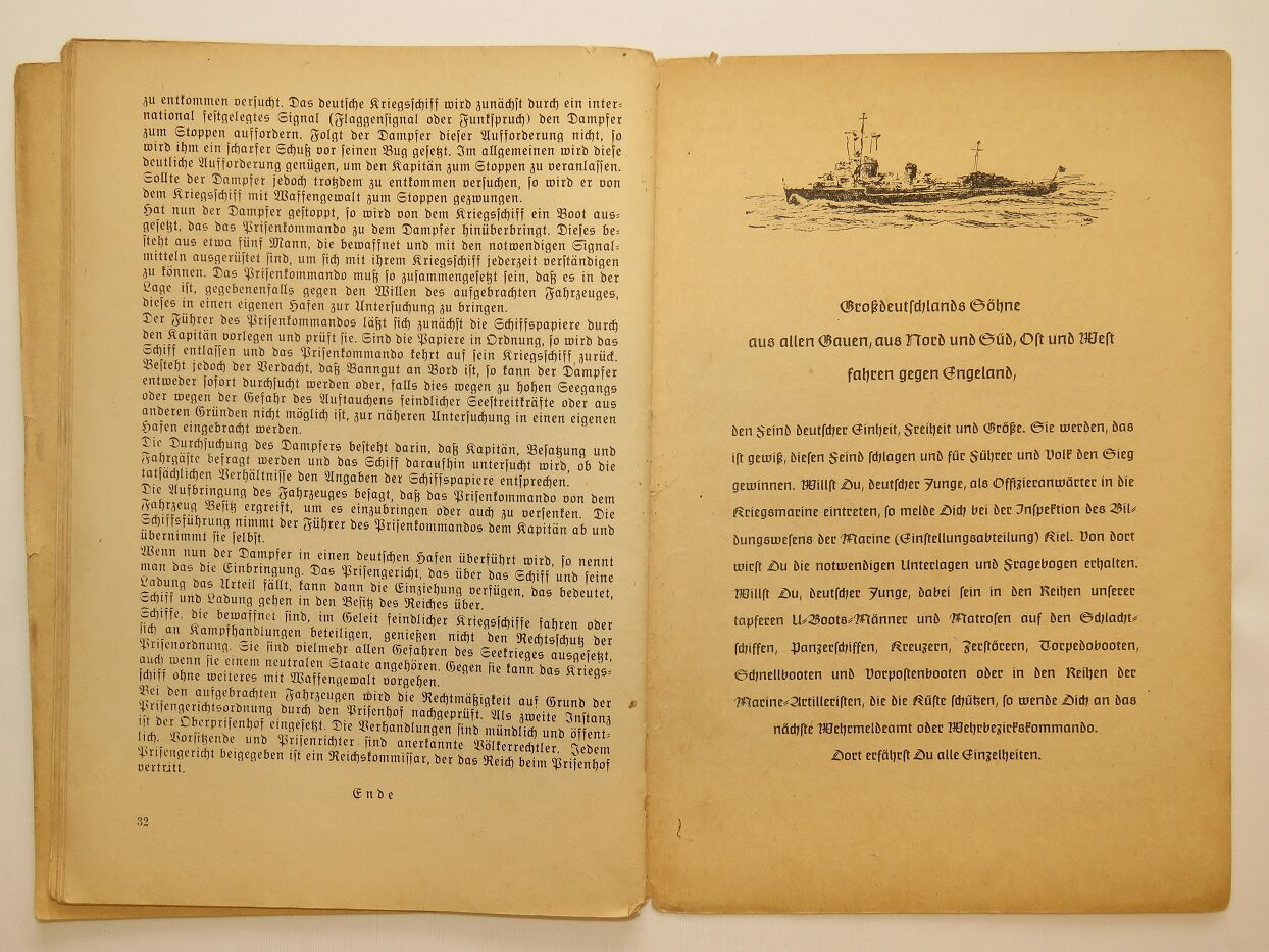 Kriegsbücherei der deutschen Jugend, Heft 25, “Mit Käppen Jonas auf U ...