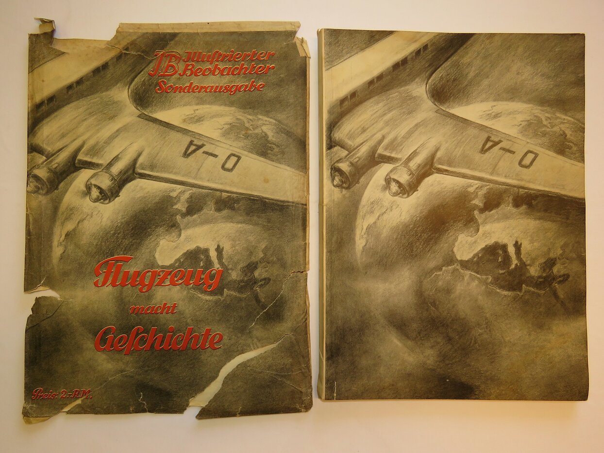 Illustrated book: The plane makes history. Special edition.