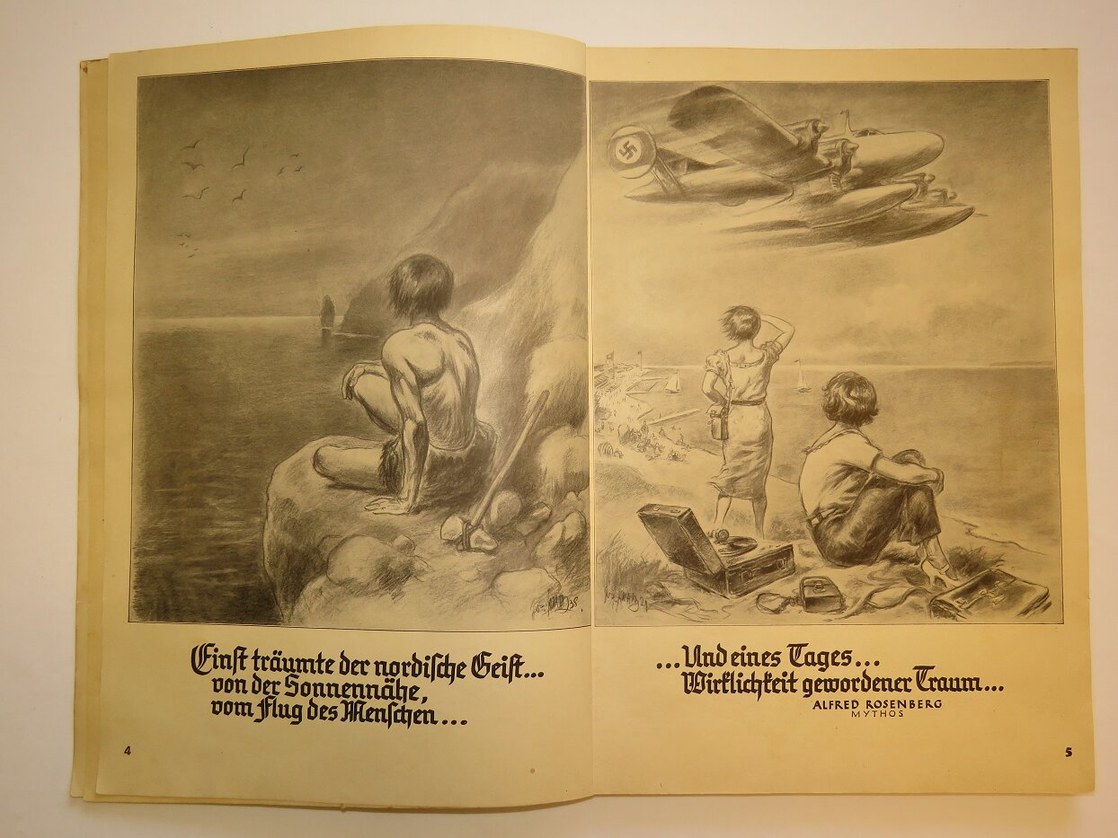 Illustrated book: The plane makes history. Special edition.