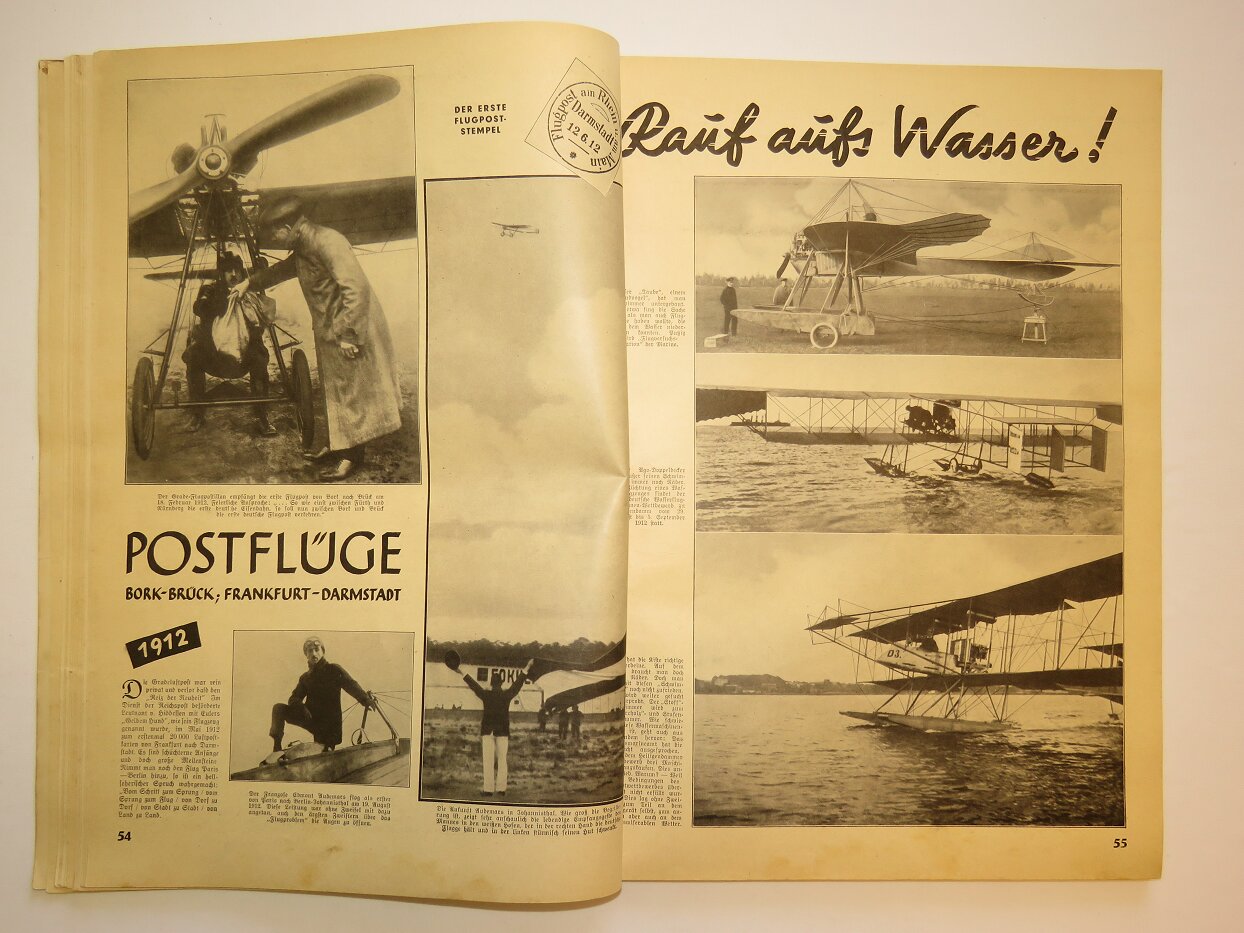 Illustrated book: The plane makes history. Special edition.