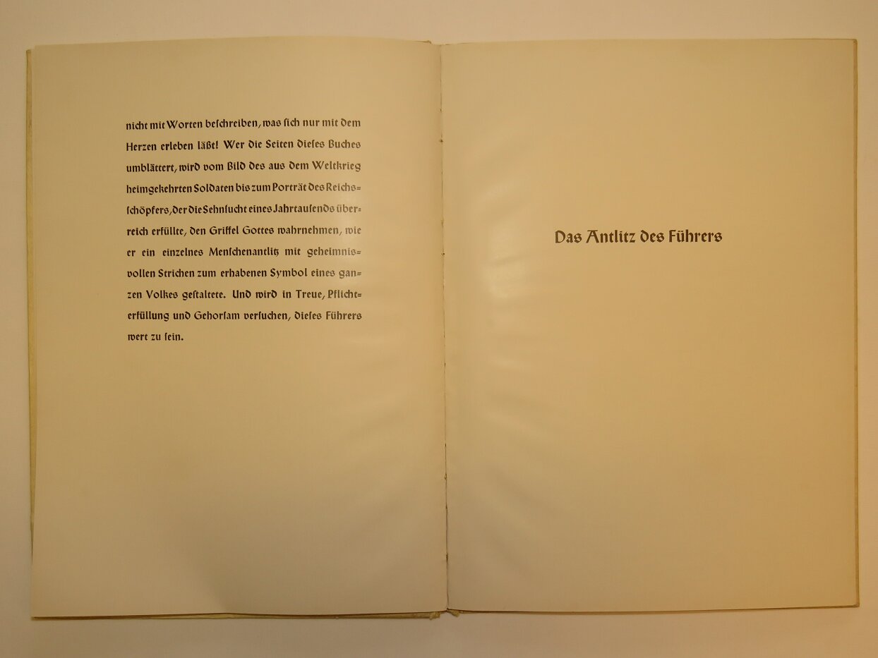 The faces of Adolf Hitler, "Das Antlitz des Fuhrers" 1939
