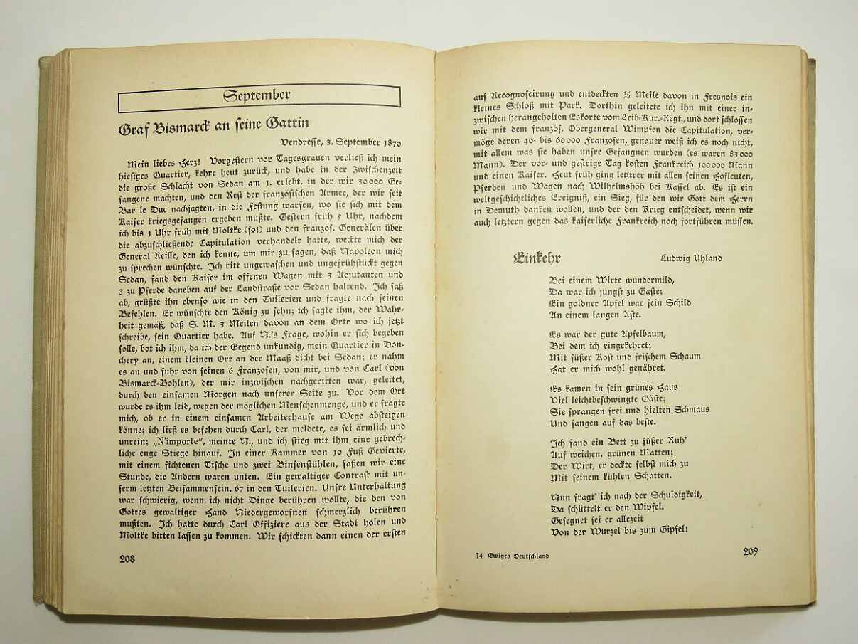Book for every family in the 3-rd Reich- "Ewiges Deutschland"