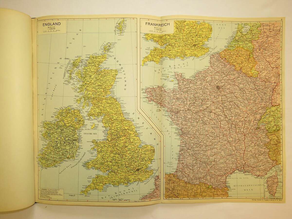 3rd Reich. World maps from 1940. Atlas zum Zeitgeschehen, 1940