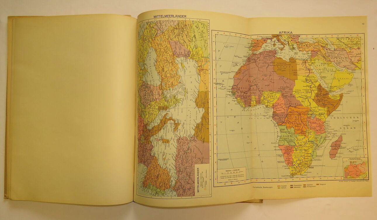 3rd Reich. World maps from 1940. Atlas zum Zeitgeschehen, 1940