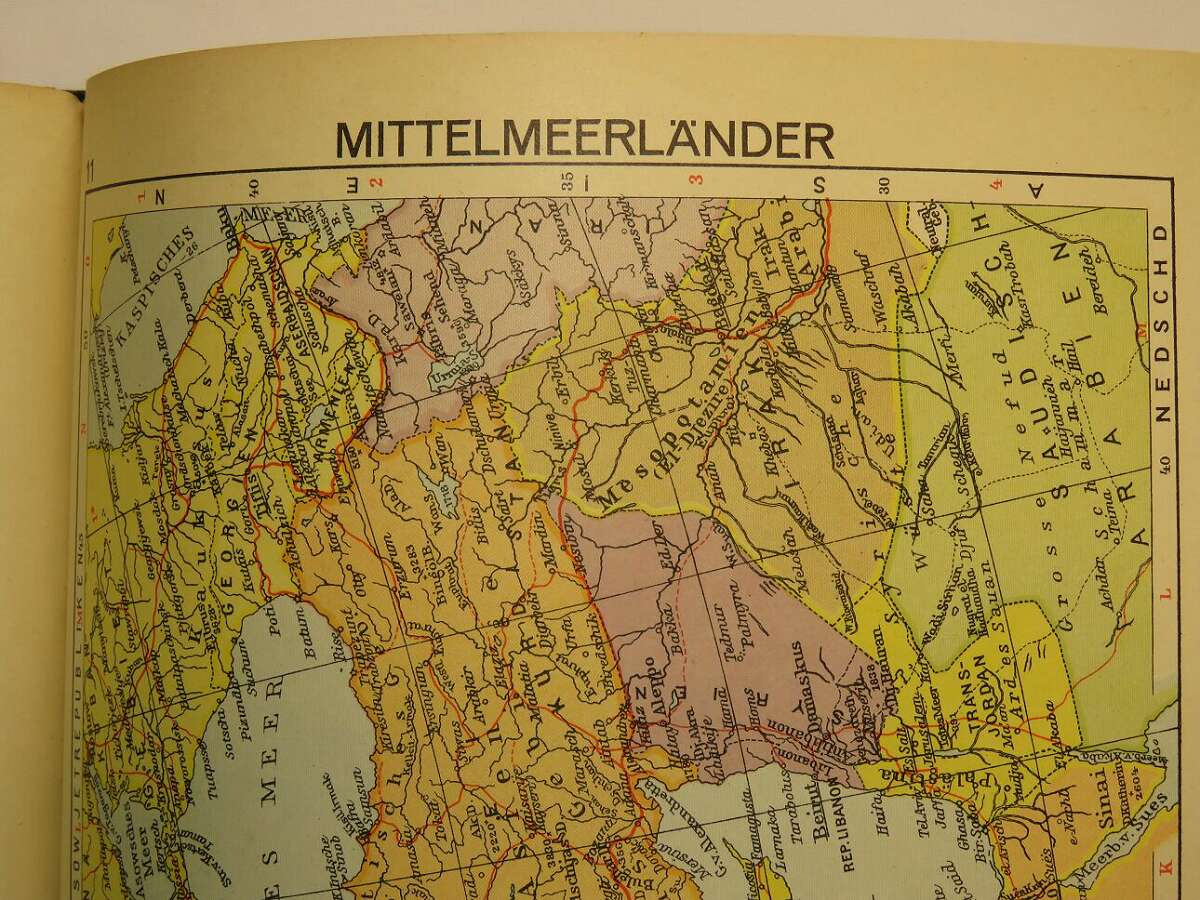 3rd Reich. World maps from 1940. Atlas zum Zeitgeschehen, 1940