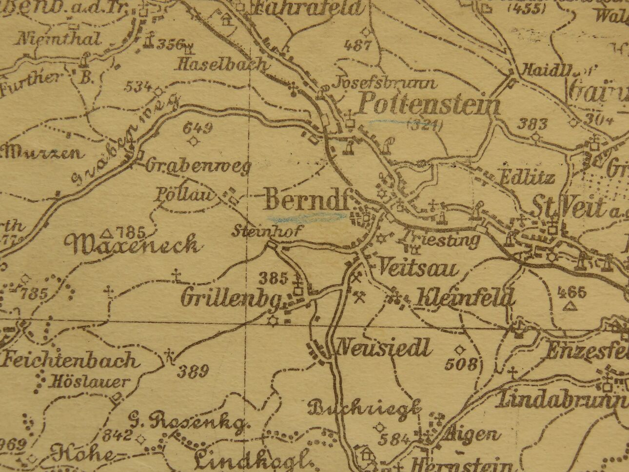 Szombathely map (Hungaria)