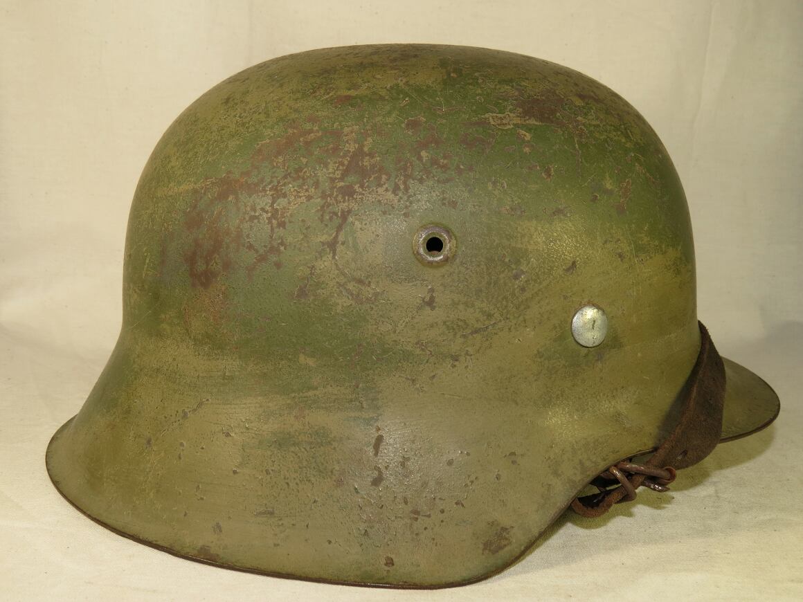 M 42 Luftwaffe camo helmet