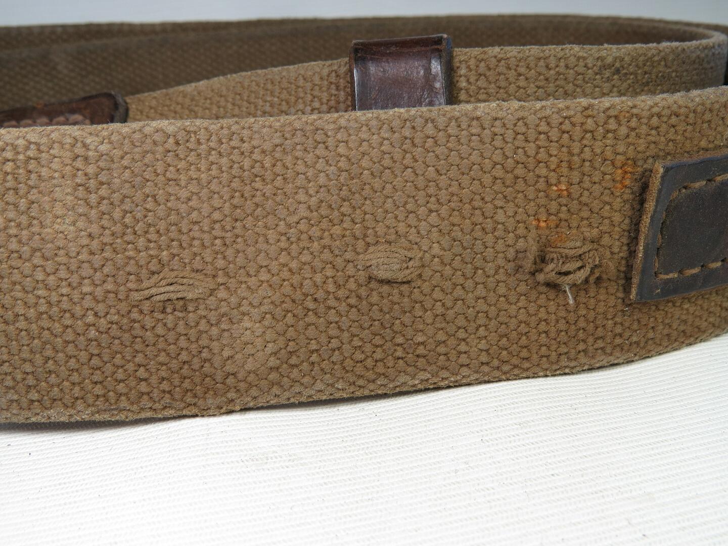 Red Army canvas belt, width 45 mm, dated 1941