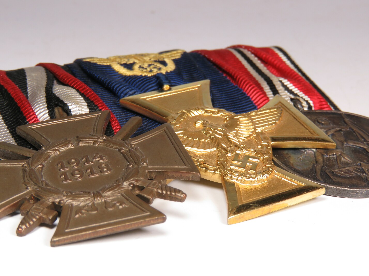 Medal bar of a police veteran of the First World War