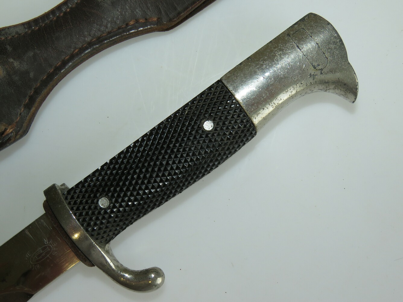 Short bayonet KS98 with etched blade - Zur Erinnerung an meine Dienstzeit