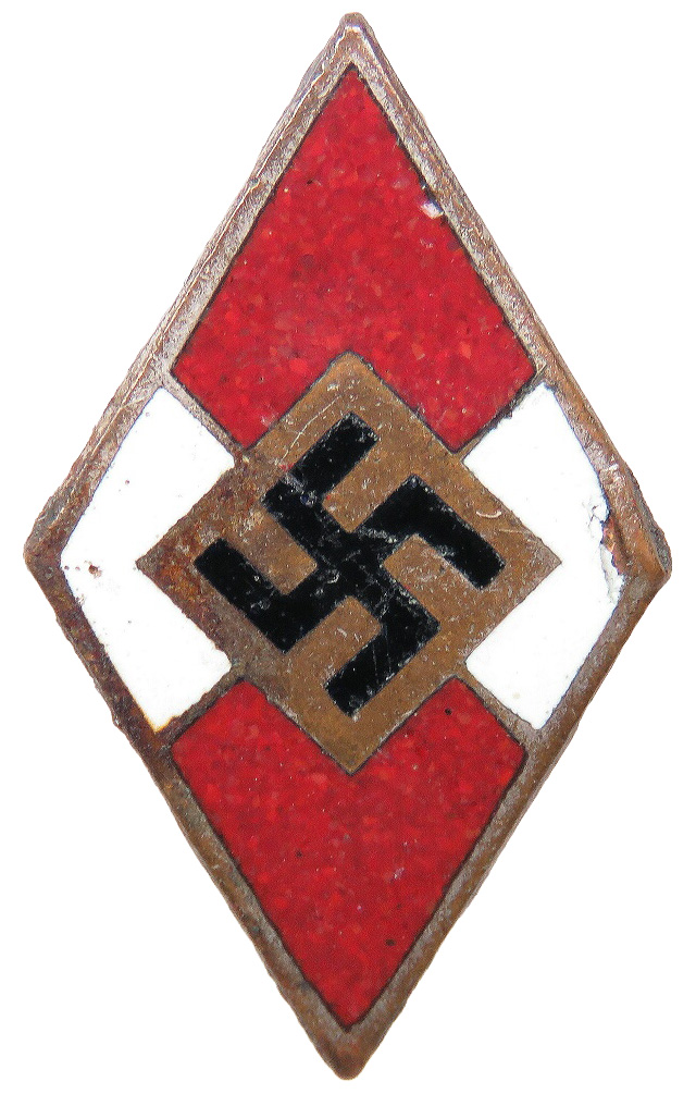 Hitlerjugend Mitgliedsabzeichen RZM M1-105