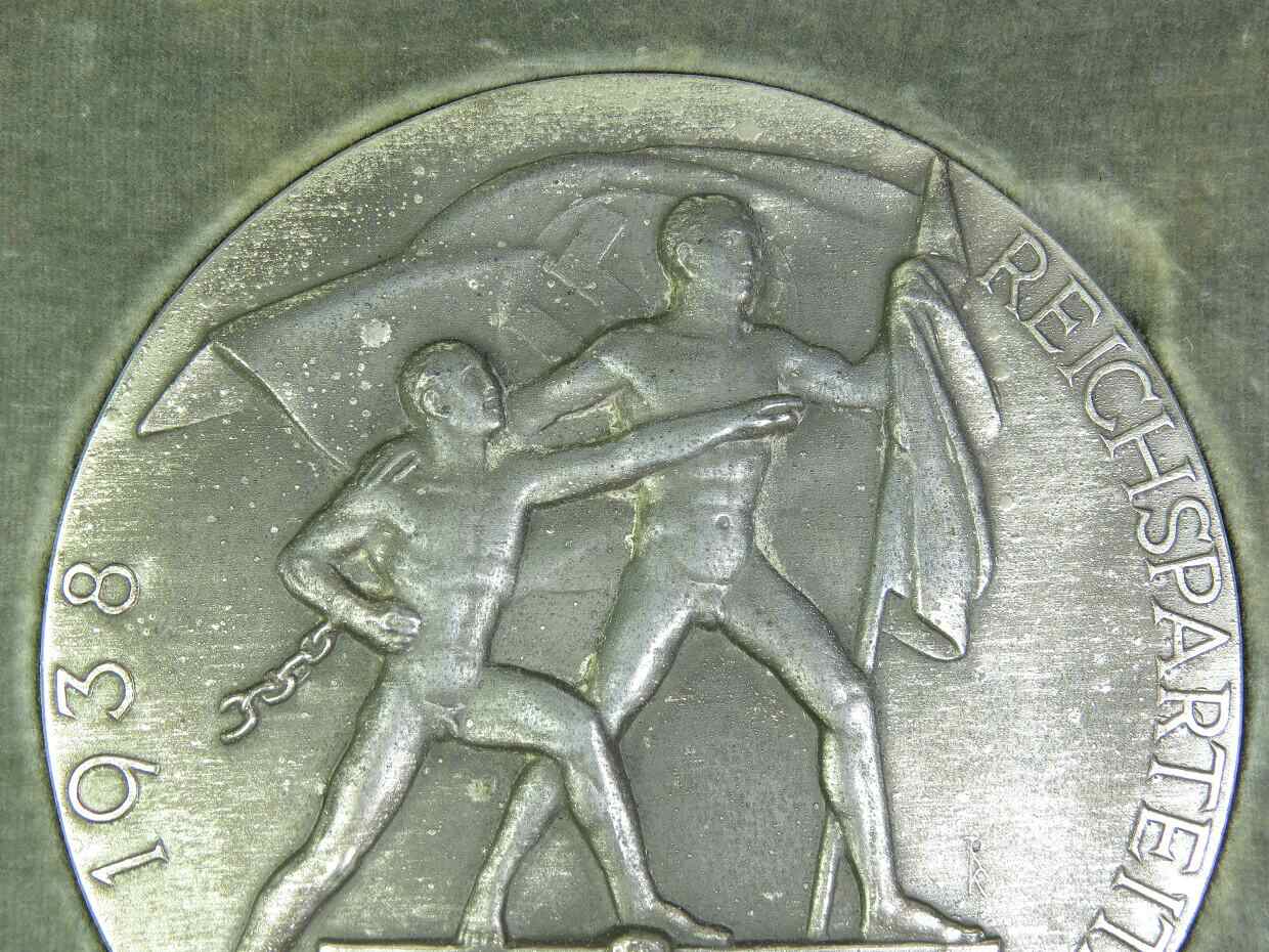 3rd Reich Reichsparteitag Alloy Medallion / table medal 1938- Medals ...