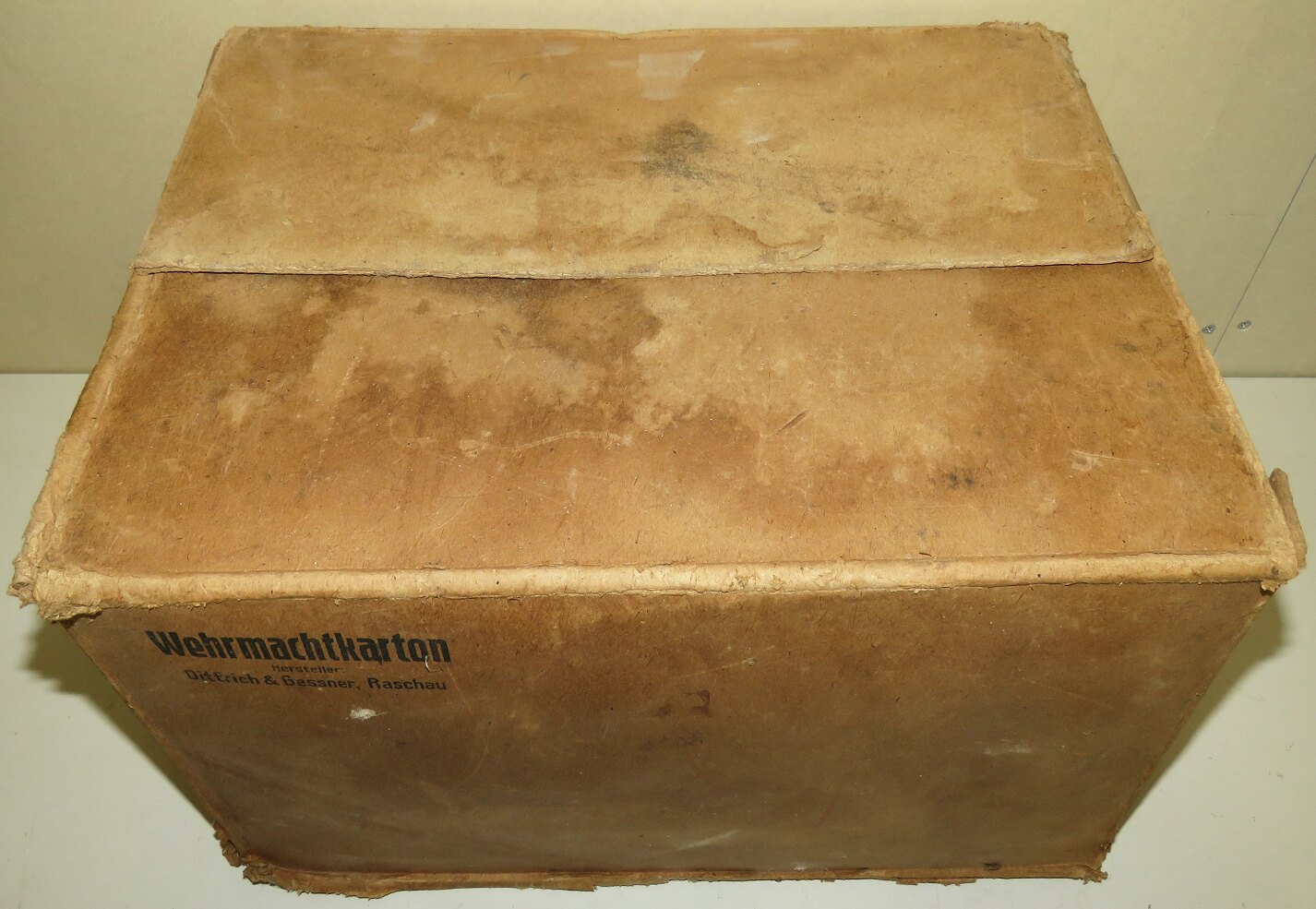 Cardboard package for 10 cans of German tinned bread for the Wehrmacht ...