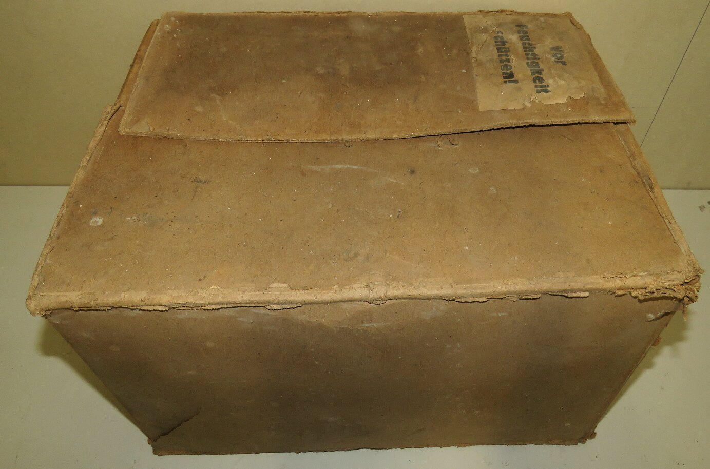 Cardboard package for 10 cans of German tinned bread for the Wehrmacht ...