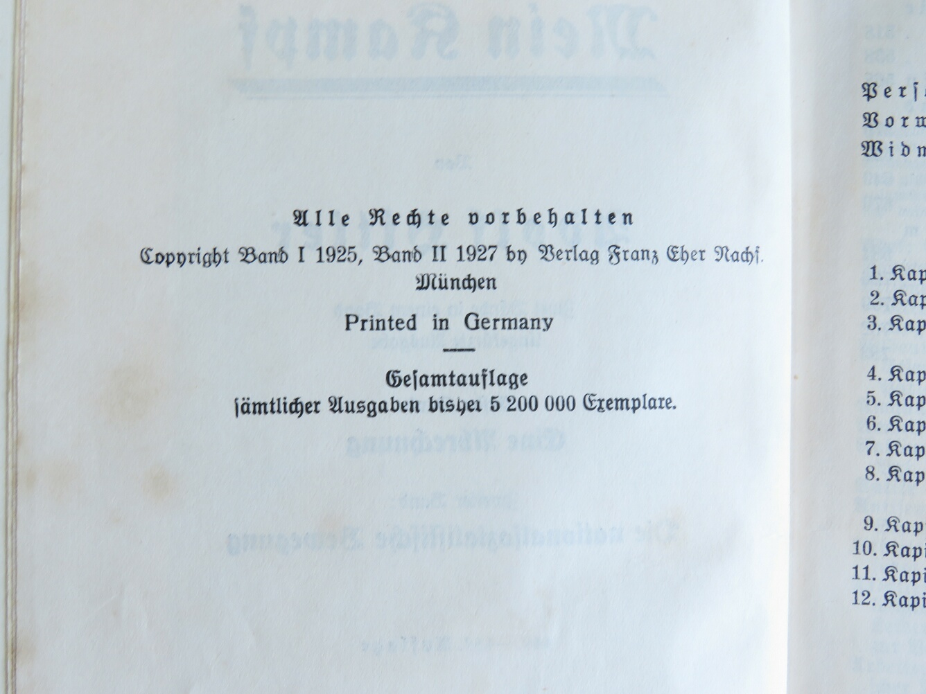 Adolf Hitler’s “Mein Kampf” book, 1939 edition