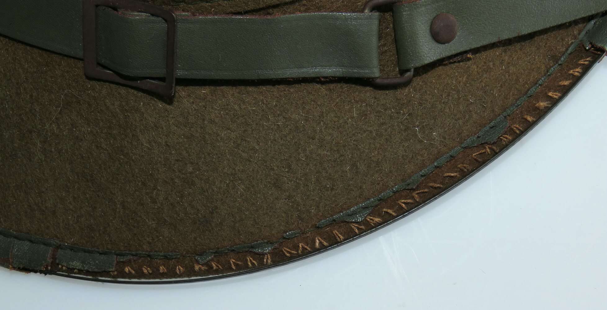 German tropical felt helmet with zinc emblems, 1942