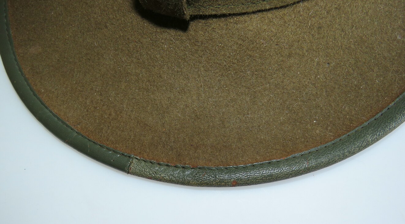 German tropical felt helmet with zinc emblems, 1942