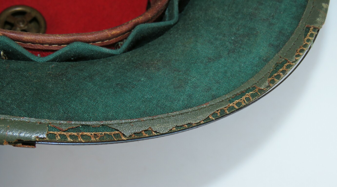 German tropical felt helmet with zinc emblems, 1942