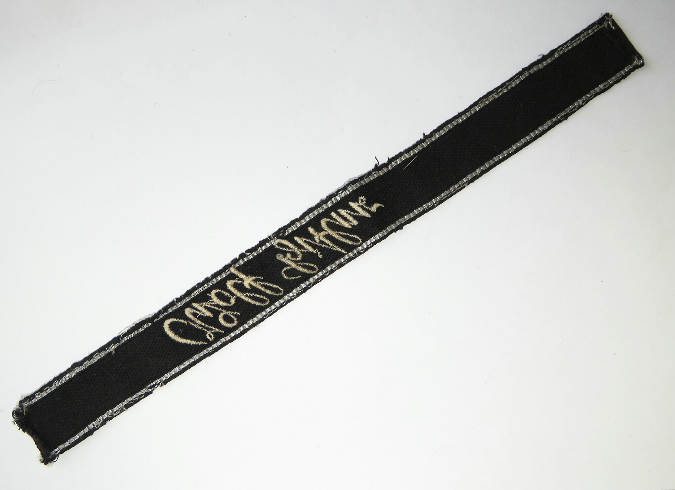 Leibstandarte “Adolf Hitler” cuff title, early type