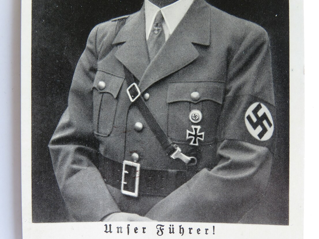 Postcard with photograph of Hitler