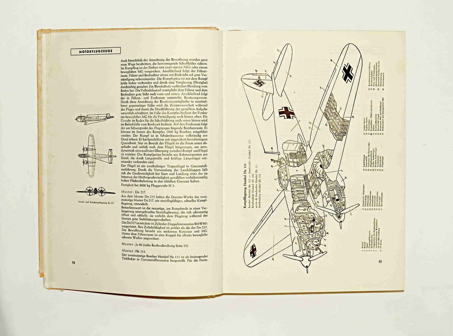 Сonstruction of German military aircraft