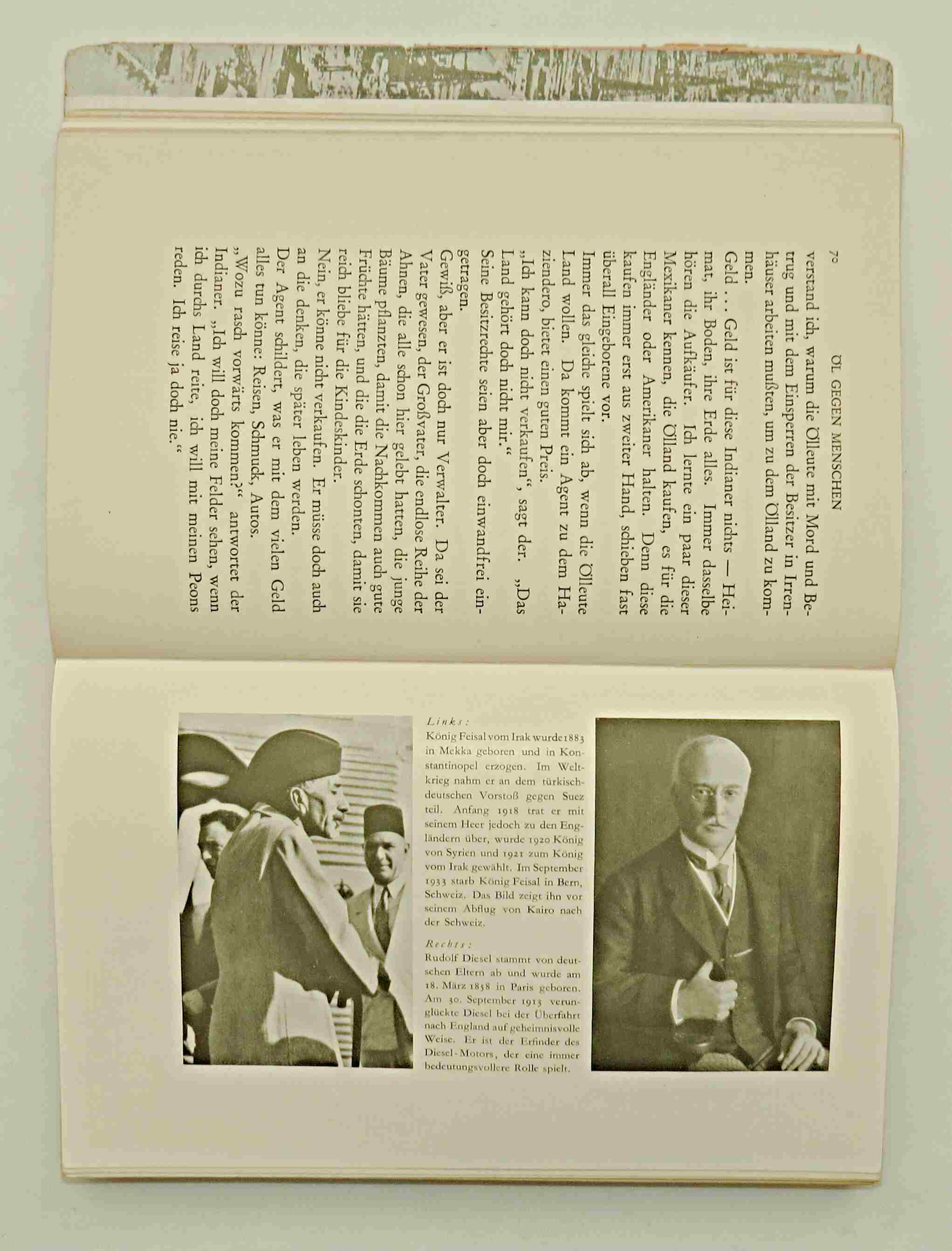 Der Kampf um die Weltmacht Öl, Wilhelm Goldmann Verlag, Leipzig 1934 ...
