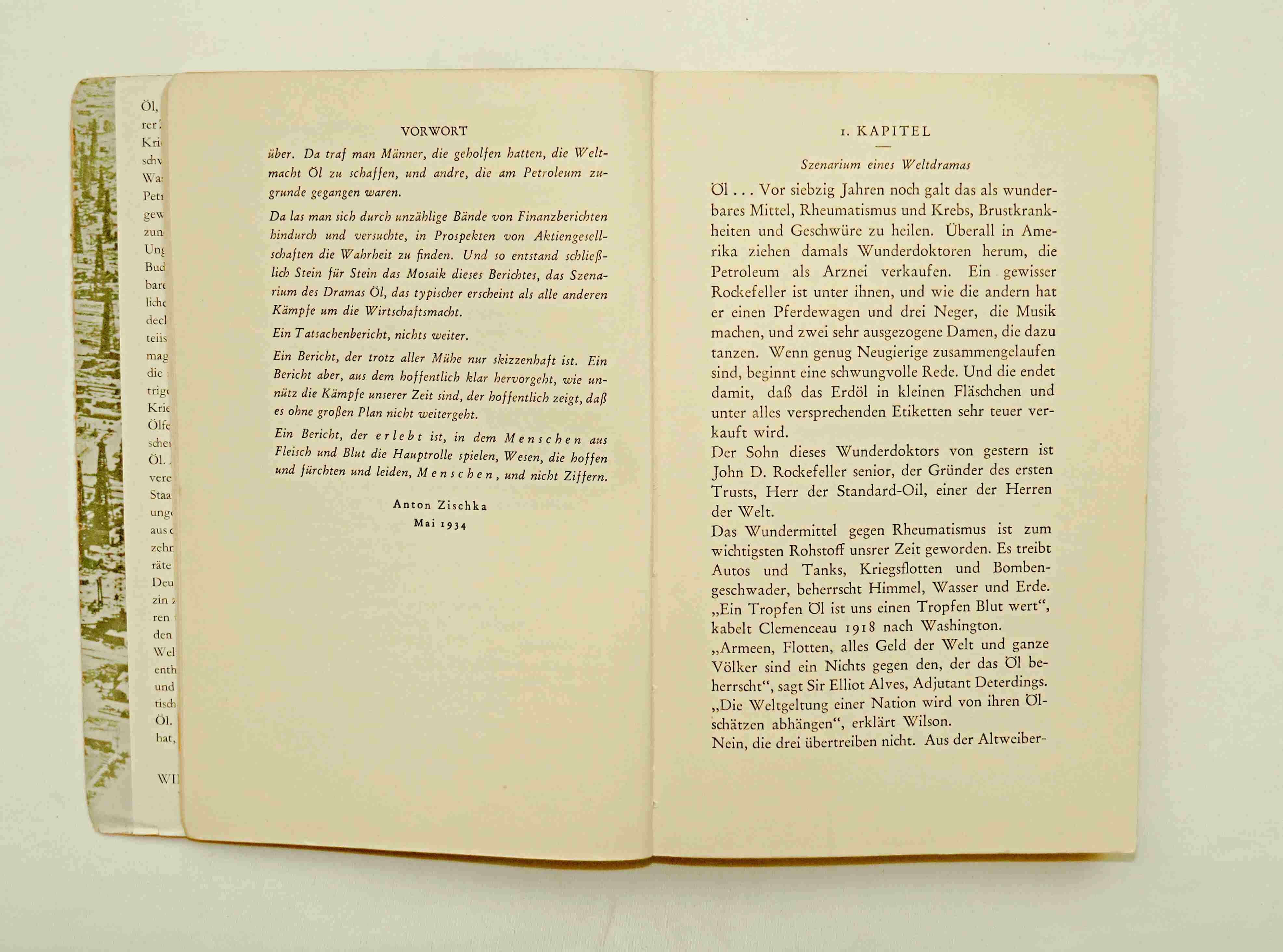 Der Kampf um die Weltmacht Öl, Wilhelm Goldmann Verlag, Leipzig 1934 by ...