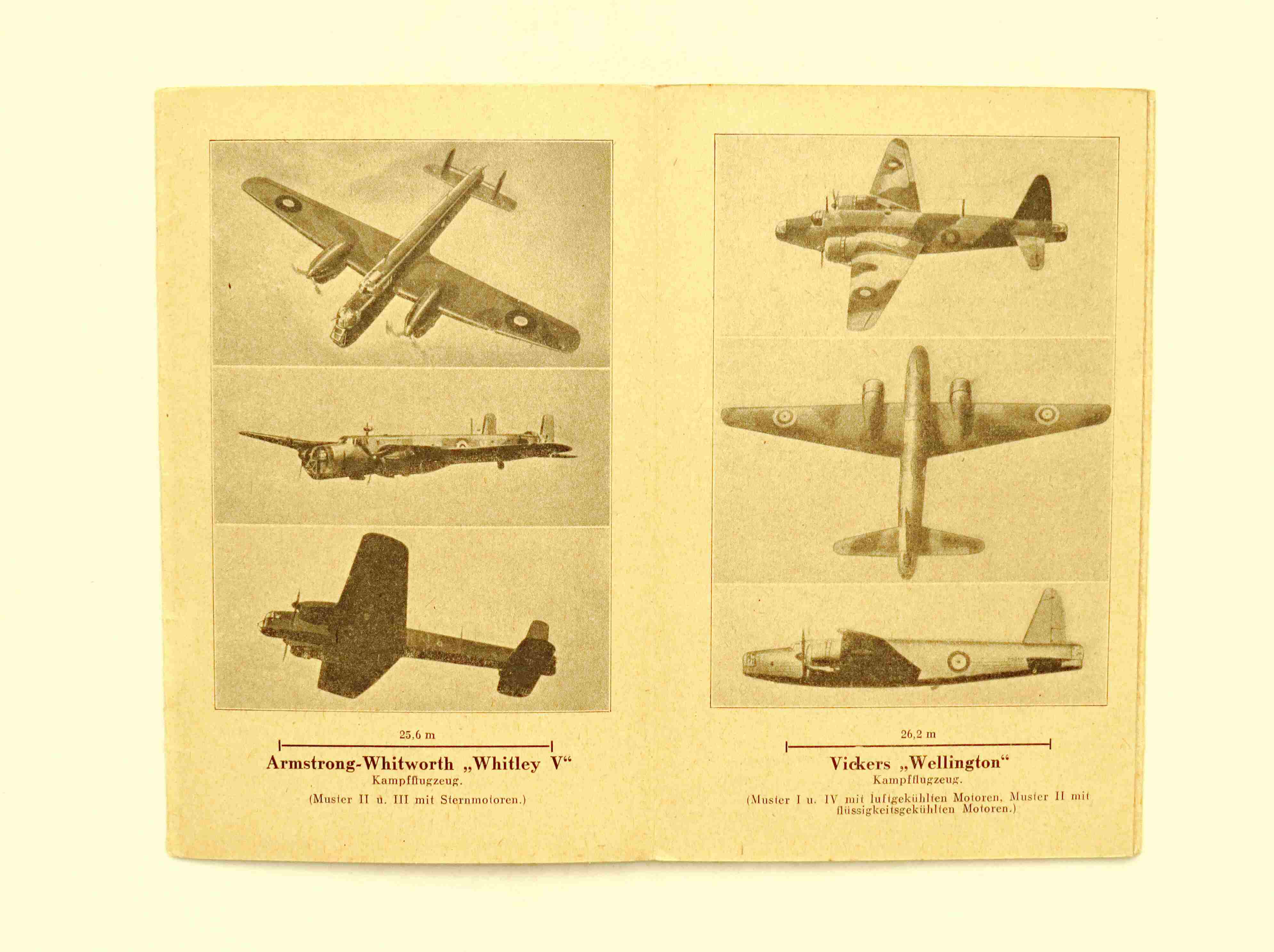 Aircraft Identification Service folding booklet -British Frontline ...