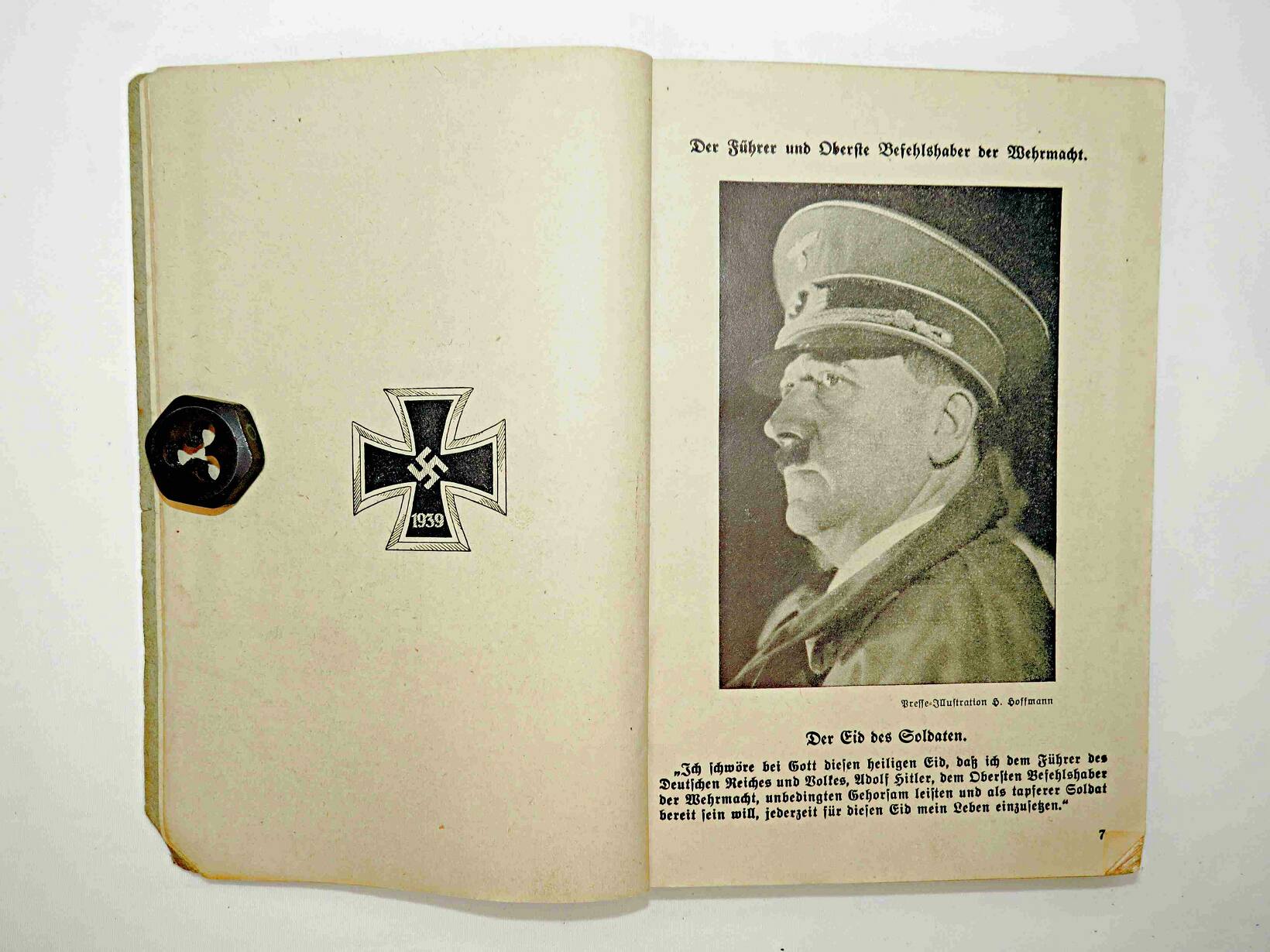 German soldiers textbook