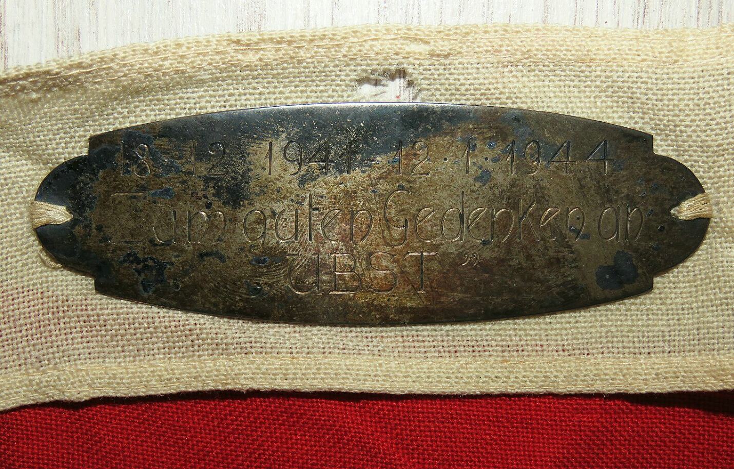 Battle Flag of the Kriegsmarine with the Commander’s Pennant from the U ...