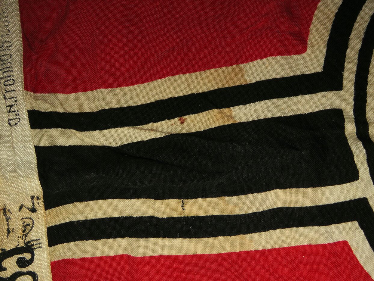 Battle Flag of the Kriegsmarine with the Commander’s Pennant from the U ...