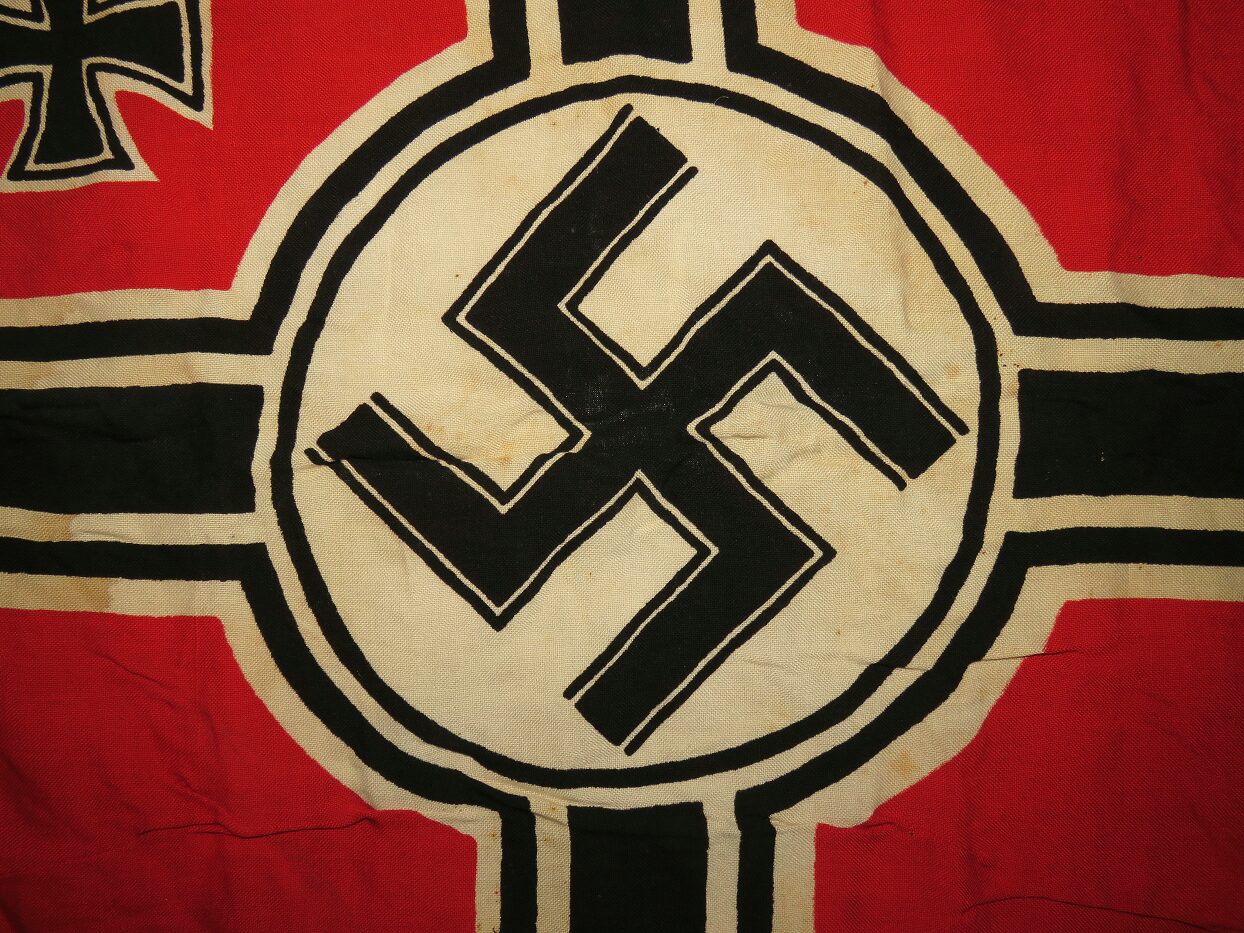 Battle Flag of the Kriegsmarine with the Commander’s Pennant from the U ...