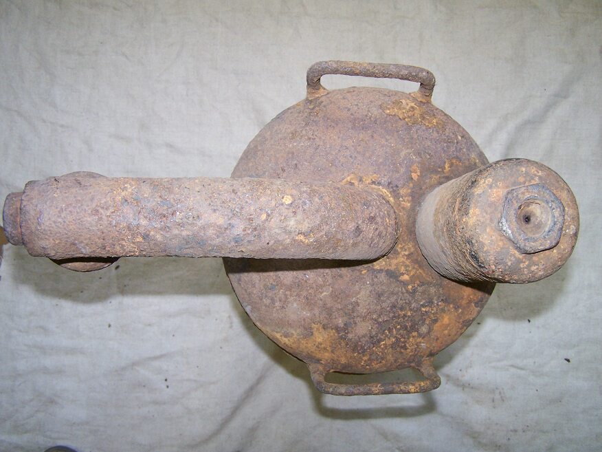 Soviet “Fougasse” flame throwers FOG-2. Completed set!- Grenades & Ammo ...