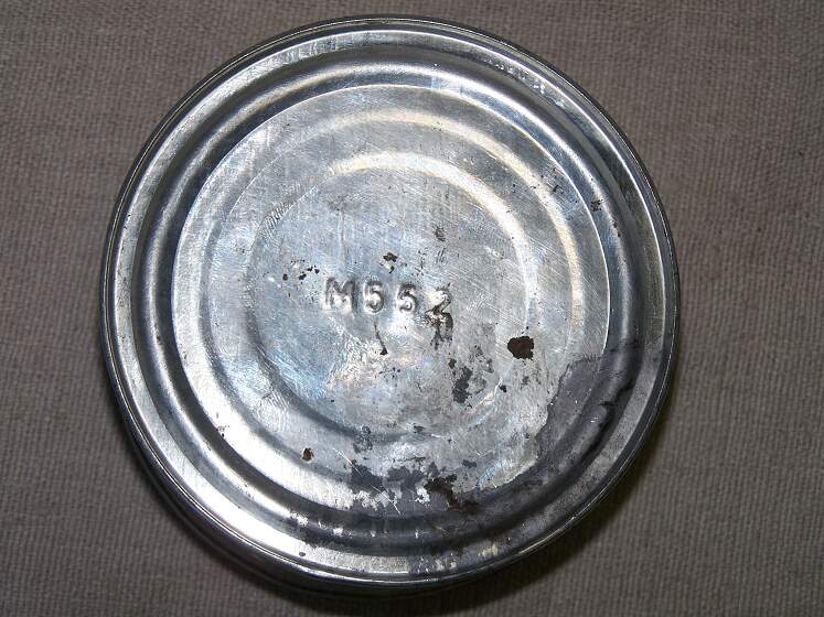 Original pre WW2 Red Army meat ration, stewed beef tin with original ...