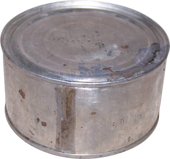Original pre WW2 Red Army meat ration, stewed beef tin with original ...