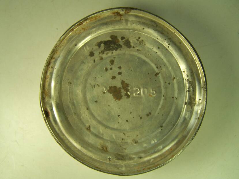 Original pre WW2 Red Army meat ration, liver pate tin. Marked- Personal ...