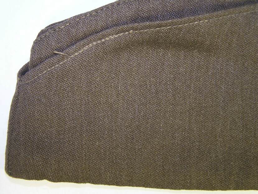 Soviet wool pilotka side hat dated 1945 year- Headgear
