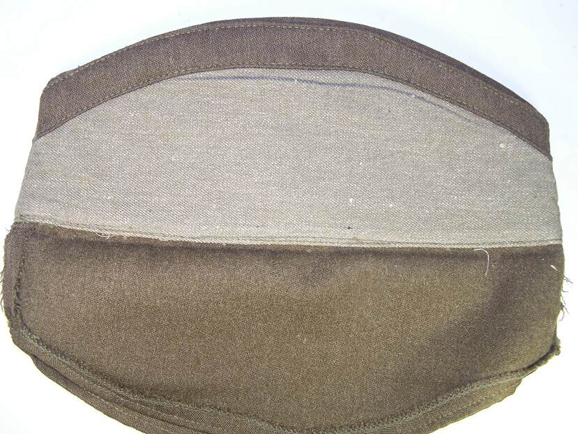 Soviet wool pilotka side hat dated 1945 year- Headgear