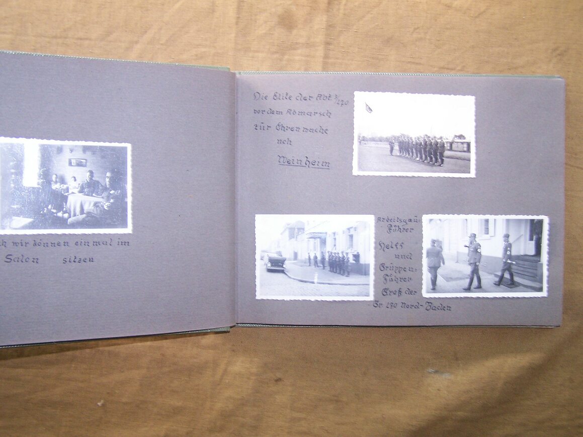 German RAD soldiers photo album- Photos & Albums