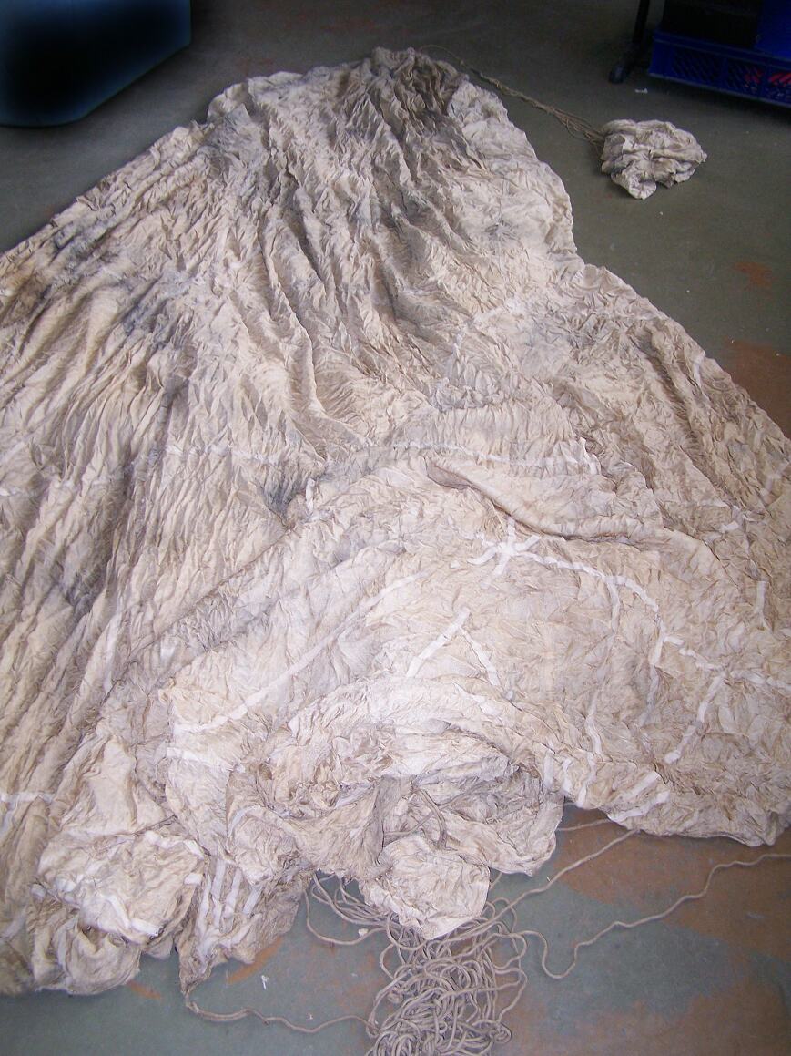 Soviet WW2 pilot's parachute model PL-3M, dated 1943!- Other fieldgear