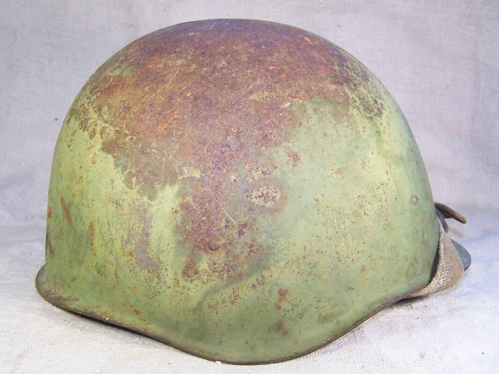 WW2 SSch- 40 helmet, attic found, uncleaned- Steel Helmets