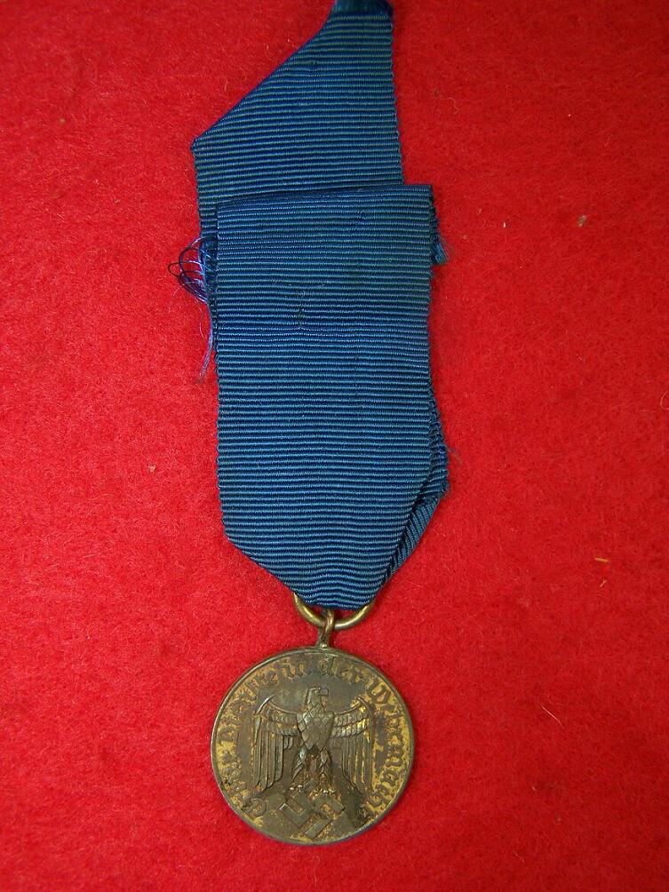 Medal for 12 years of service in Wehrmacht or Luftwaffe- Medals & Orders