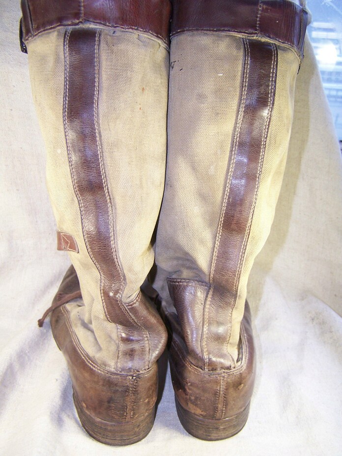 Extremely RARE pair of the DAK Luftwaffe tropical boots- Luftwaffe
